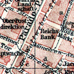 Stettin (Szczecin) city Map, 1911 by Waldin | Avenza Maps