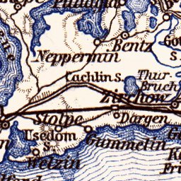 Stettin (Szczecin) environs Map, 1887 by Waldin | Avenza Maps