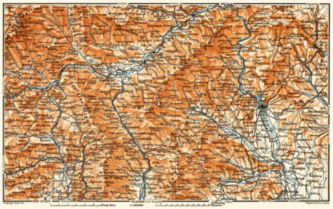 Steyr (Steirische) and Carinthian (Kärntner) Alps from Murau to ...