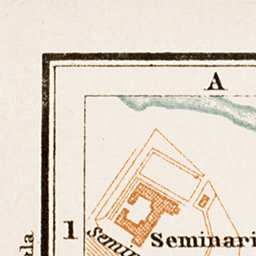 Uppsala (Upsala) city Map, 1929 by Waldin | Avenza Maps