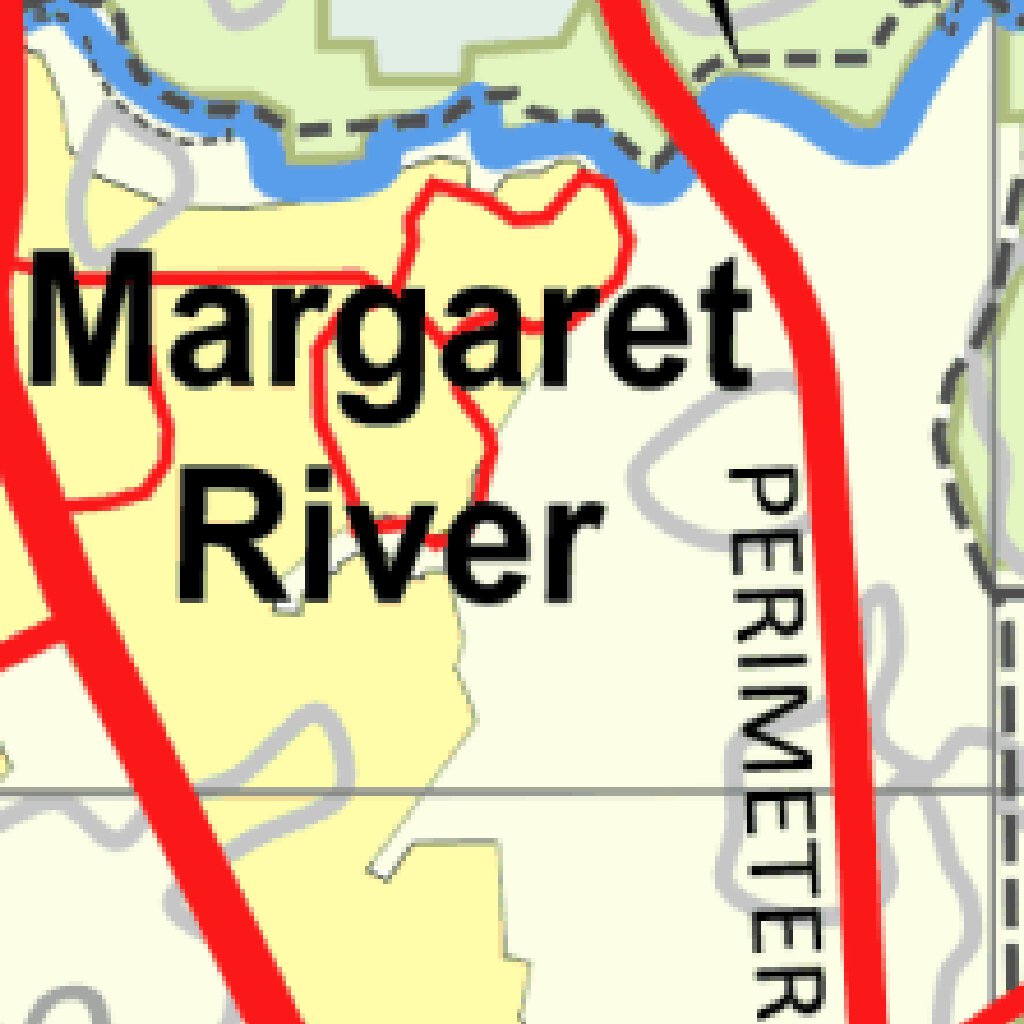 WalkGPS - Margaret River region - Coast and Inland Forests Walk Area ...