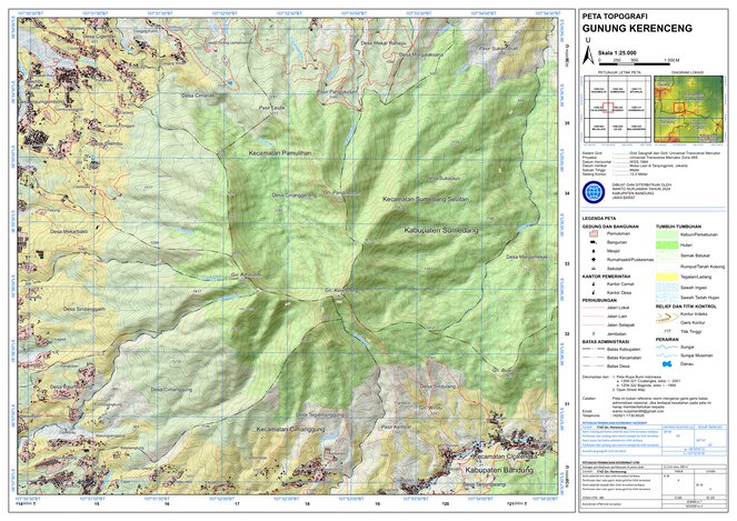 Gunung Kerenceng Map by Wanto Nurjaman | Avenza Maps
