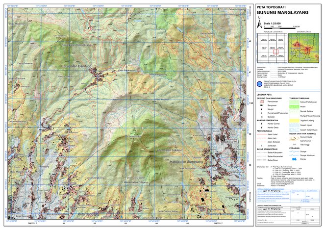 Gunung Manglayang Map by Wanto Nurjaman | Avenza Maps