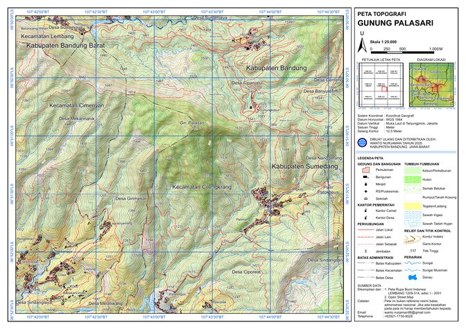 Gunung Palasari Map by Wanto Nurjaman | Avenza Maps