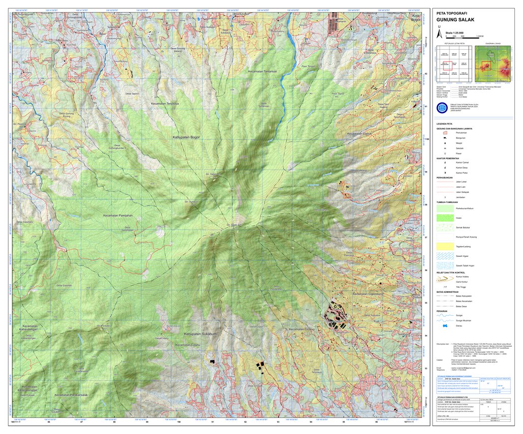 Gunung Salak Map by Wanto Nurjaman | Avenza Maps