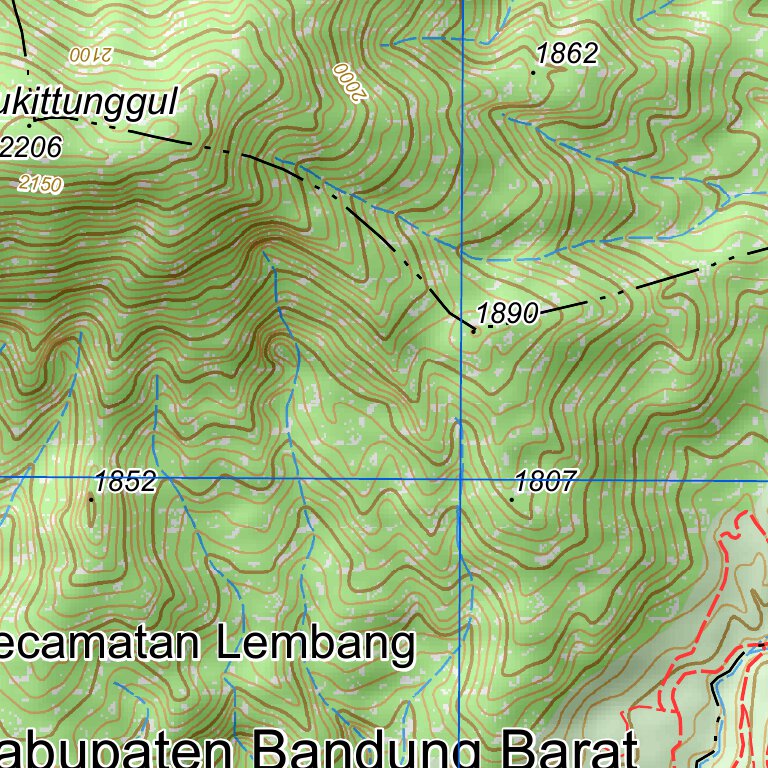 Gunung Sanggara Map by Wanto Nurjaman | Avenza Maps