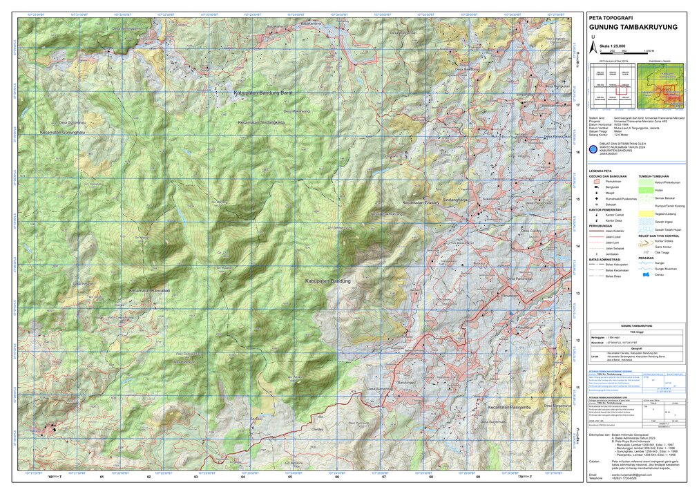 Gunung Tambakruyung Map by Wanto Nurjaman | Avenza Maps