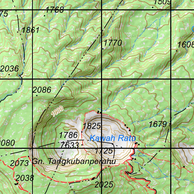 Gunung Tangkuban Perahu 1:50K Map by Wanto Nurjaman | Avenza Maps
