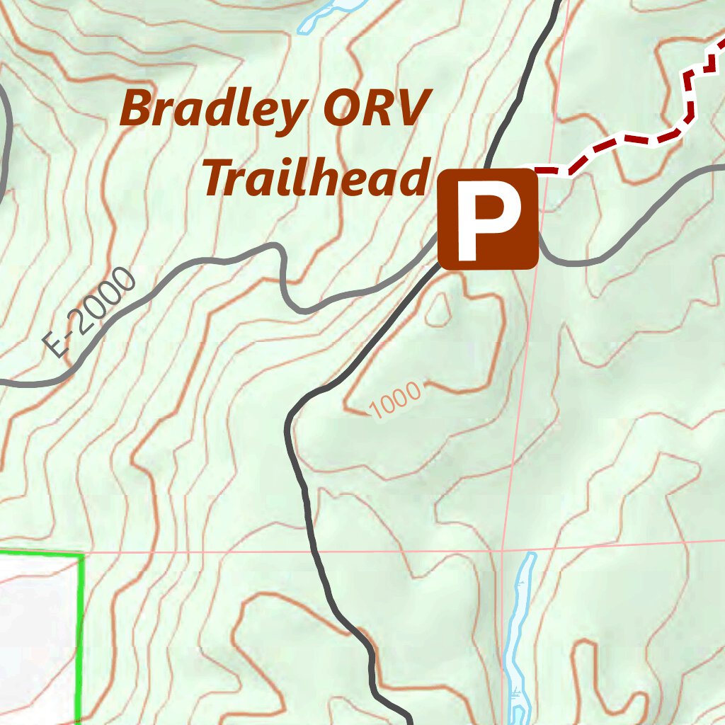 Bradley Trail Map by Washington State Department of Natural Resources ...