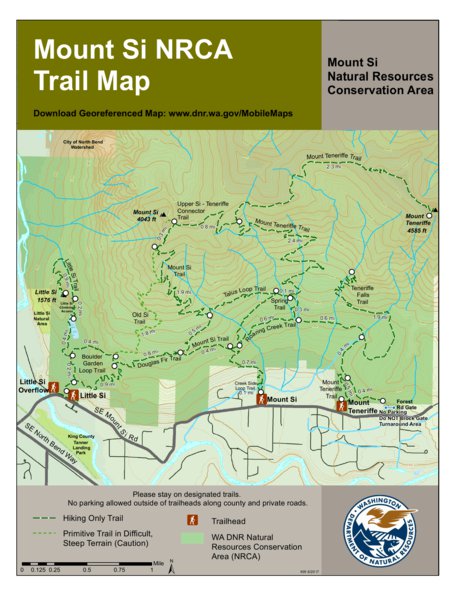 Mount Si Conservation Area Map by Washington State Department of ...