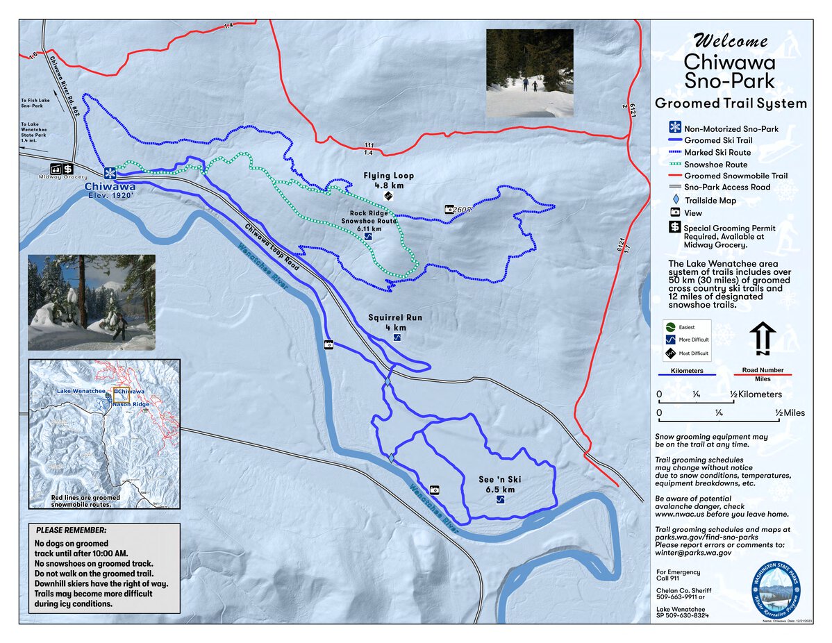 Chiwawa Sno-Park Map by Washington State Parks and Recreation ...