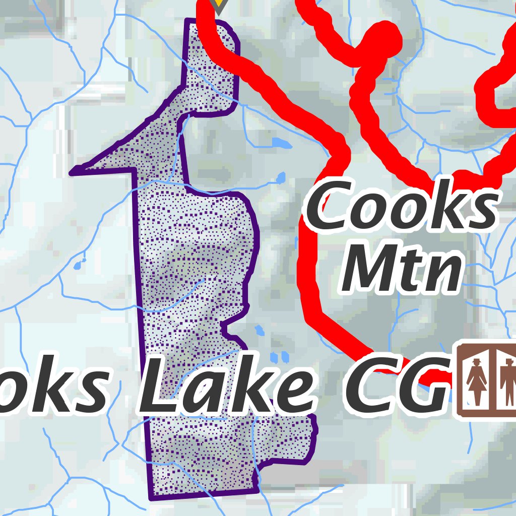 Kings Lake Sno-Park Map by Washington State Parks | Avenza Maps