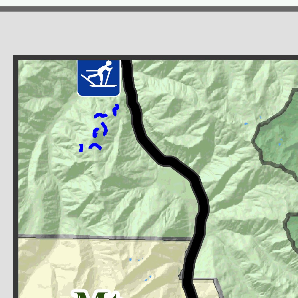 North Fork Tieton Sno-Park Map by Washington State Parks | Avenza Maps