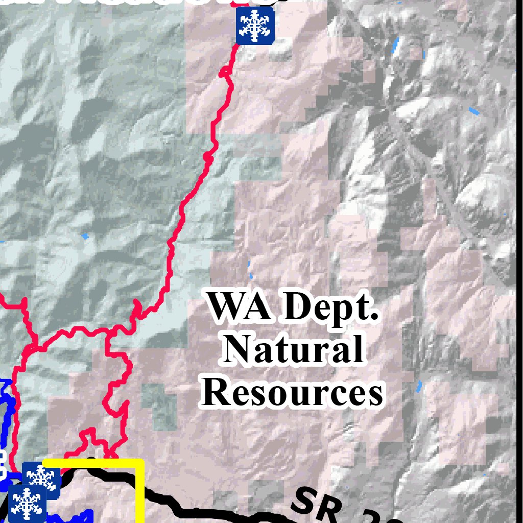 South Summit Sno-Park Map by Washington State Parks | Avenza Maps