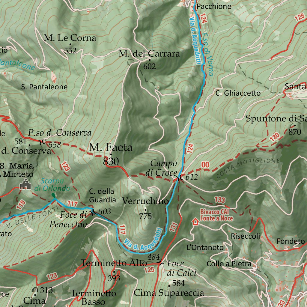 Mappa dei Monti Pisani 1:35.000 Map by Webmapp Srl | Avenza Maps