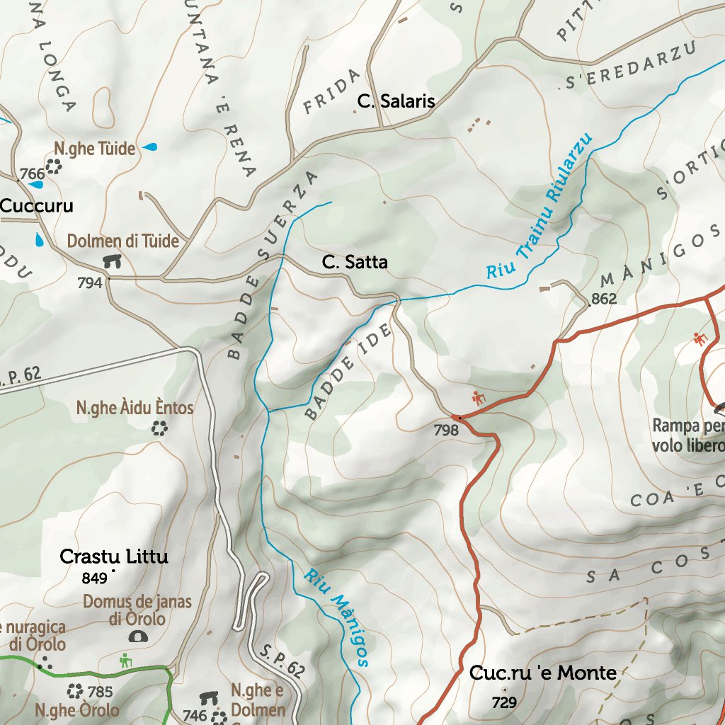 Mappa turistica di Bortigali Map by Webmapp Srl | Avenza Maps