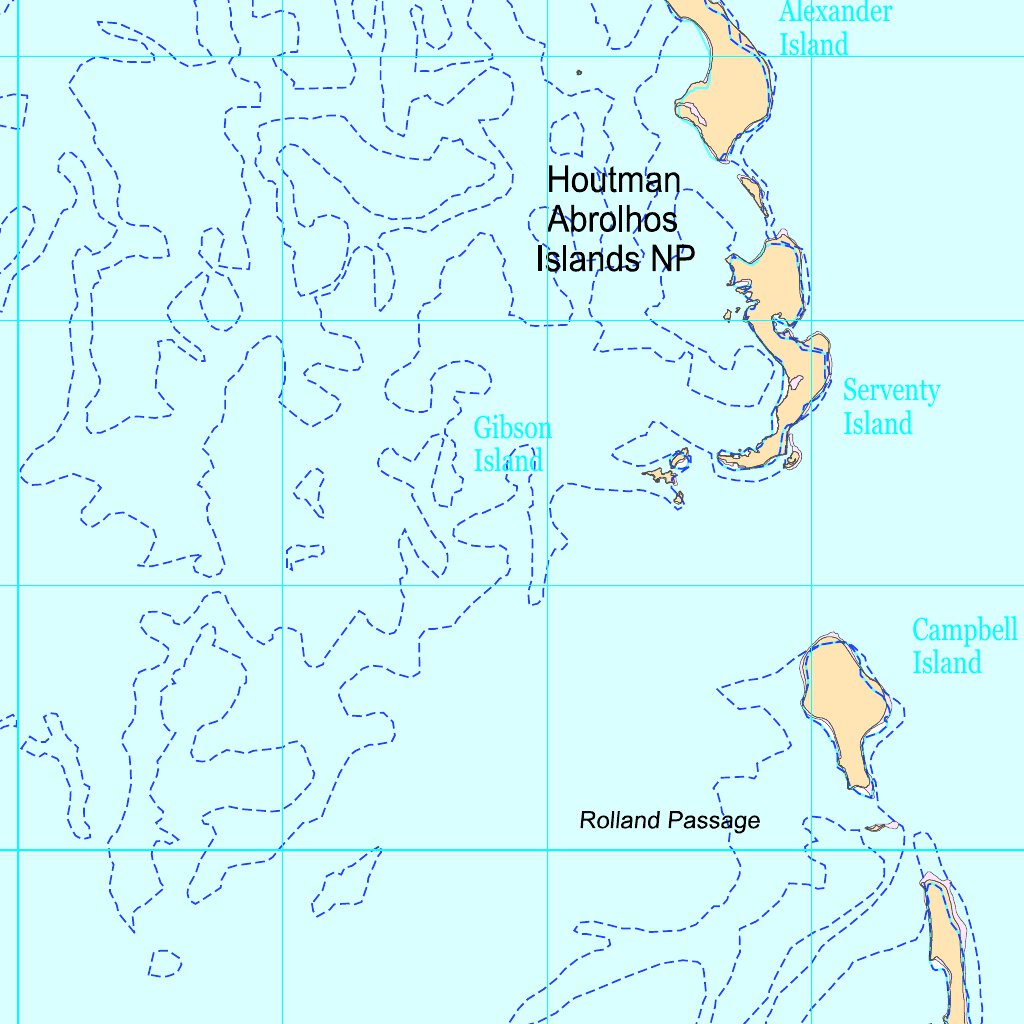 COG Series Map 1640-14: Evening Reef Easter by Western Australia ...