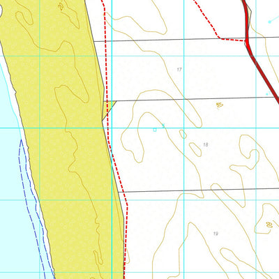 COG Series Map 1742-23: Bluff Point and Erriary by Western Australia ...