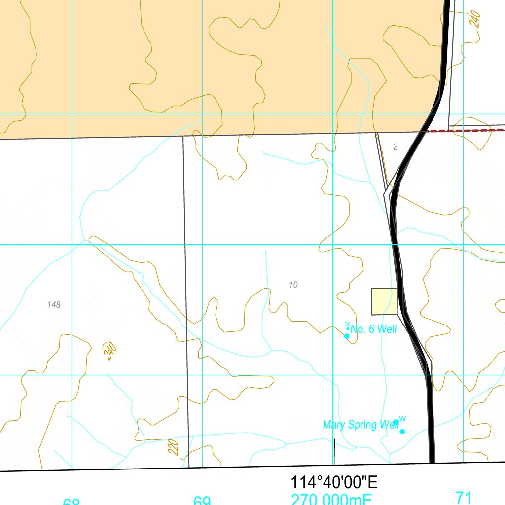 COG Series Map 1842-14: Eurardy and Sandpatch by Western Australia ...