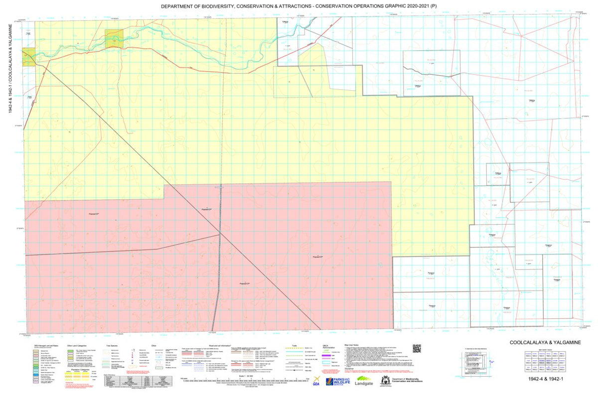 COG Series Map 1942-14: Coolcalalaya and Yalgamine by Western Australia ...