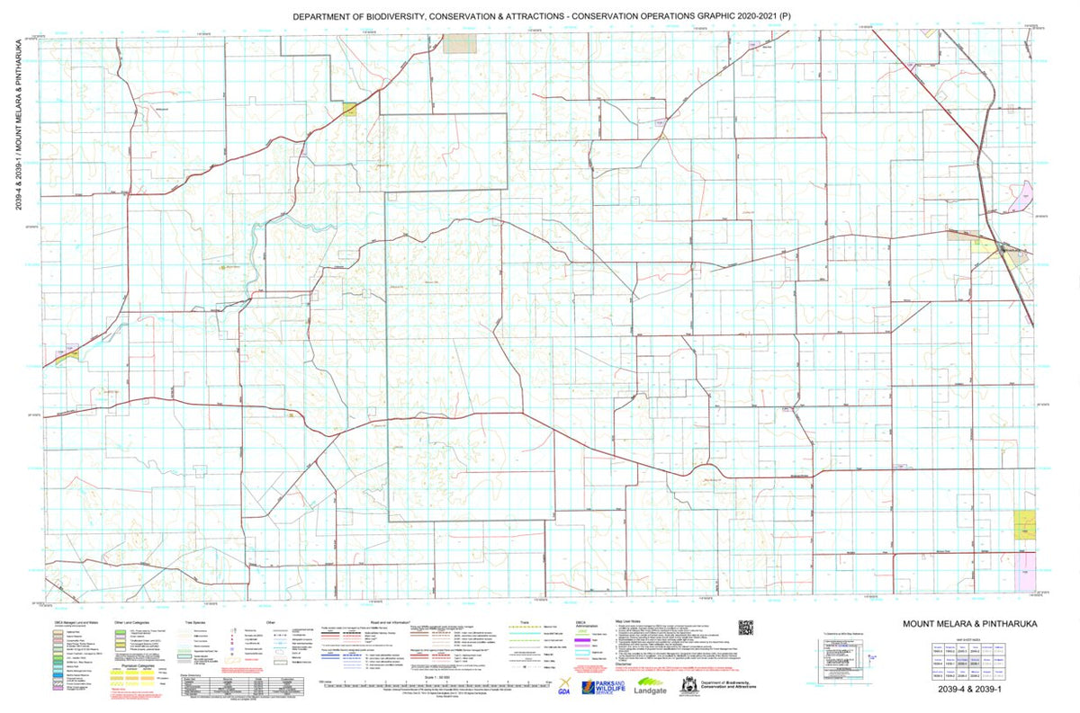 COG Series Map 2039-14: Mount Melara and Pintharuka by Western ...