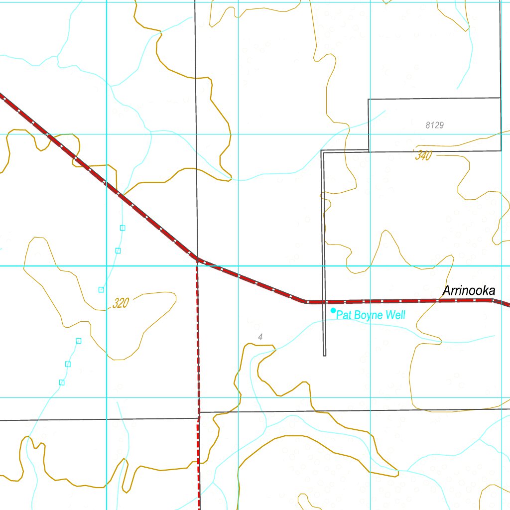 COG Series Map 2040-23: Tardun and Canna by Western Australia ...
