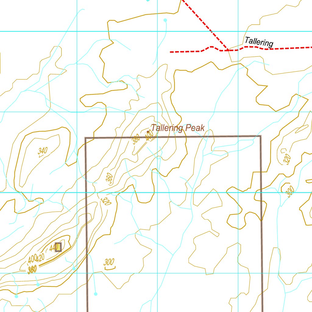 COG Series Map 2041-14: Tallering and Bedinga by Western Australia ...