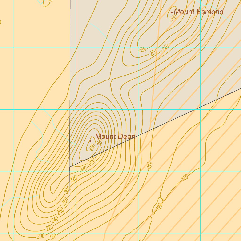 COG Series Map 3631-23: Mount Dean and Ark Point by Western Australia ...