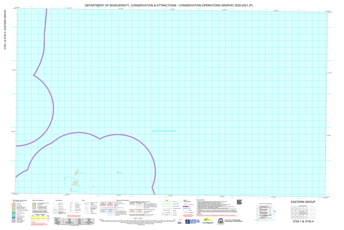 COG Series Map 3730-14: Eastern Group by Western Australia Department ...