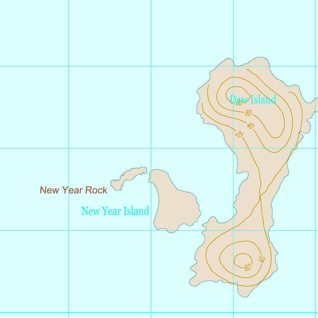 COG Series Map 3730-23: Daw Island by Western Australia Department of ...