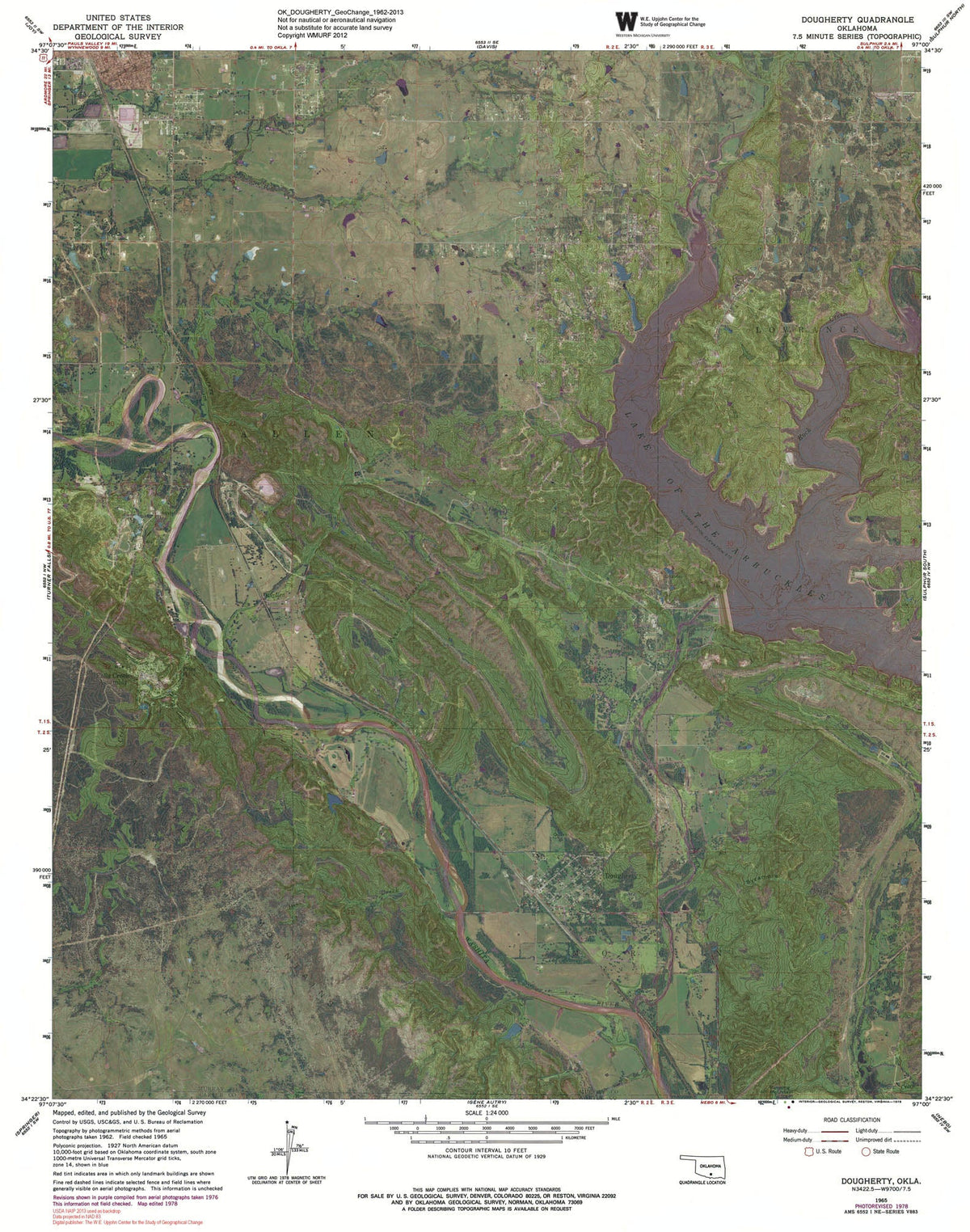 Chickasaw National Recreation Area (Bundle) Map by Western Michigan ...