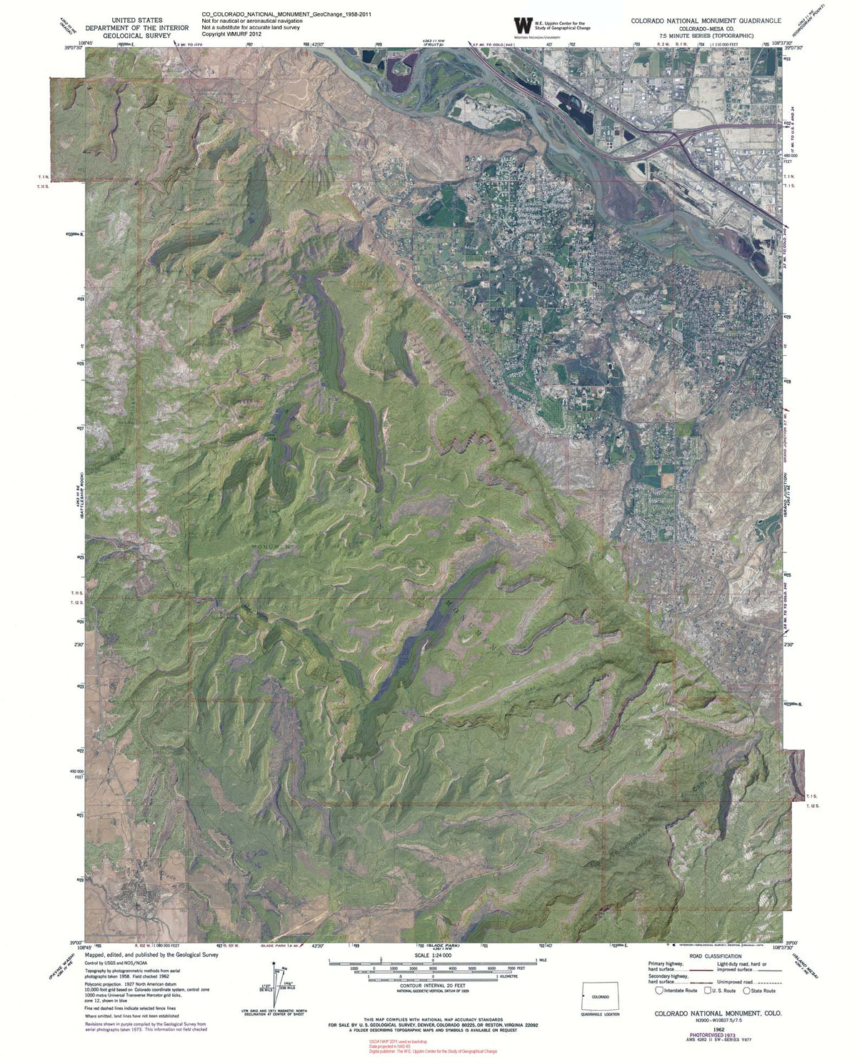 Colorado National Monument (Bundle) Map by Western Michigan University ...