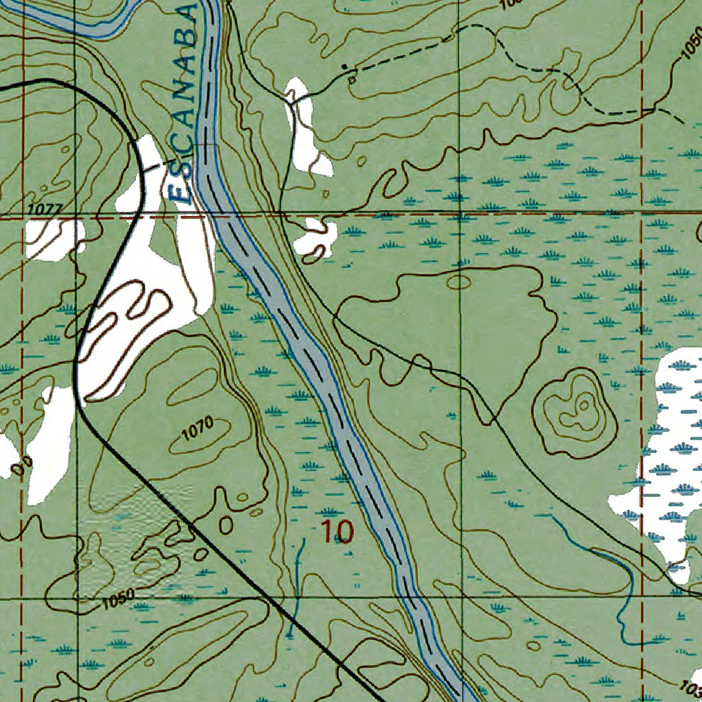MI-Anderson Lake: Authoritative US Topos 1989 Map by Western Michigan ...