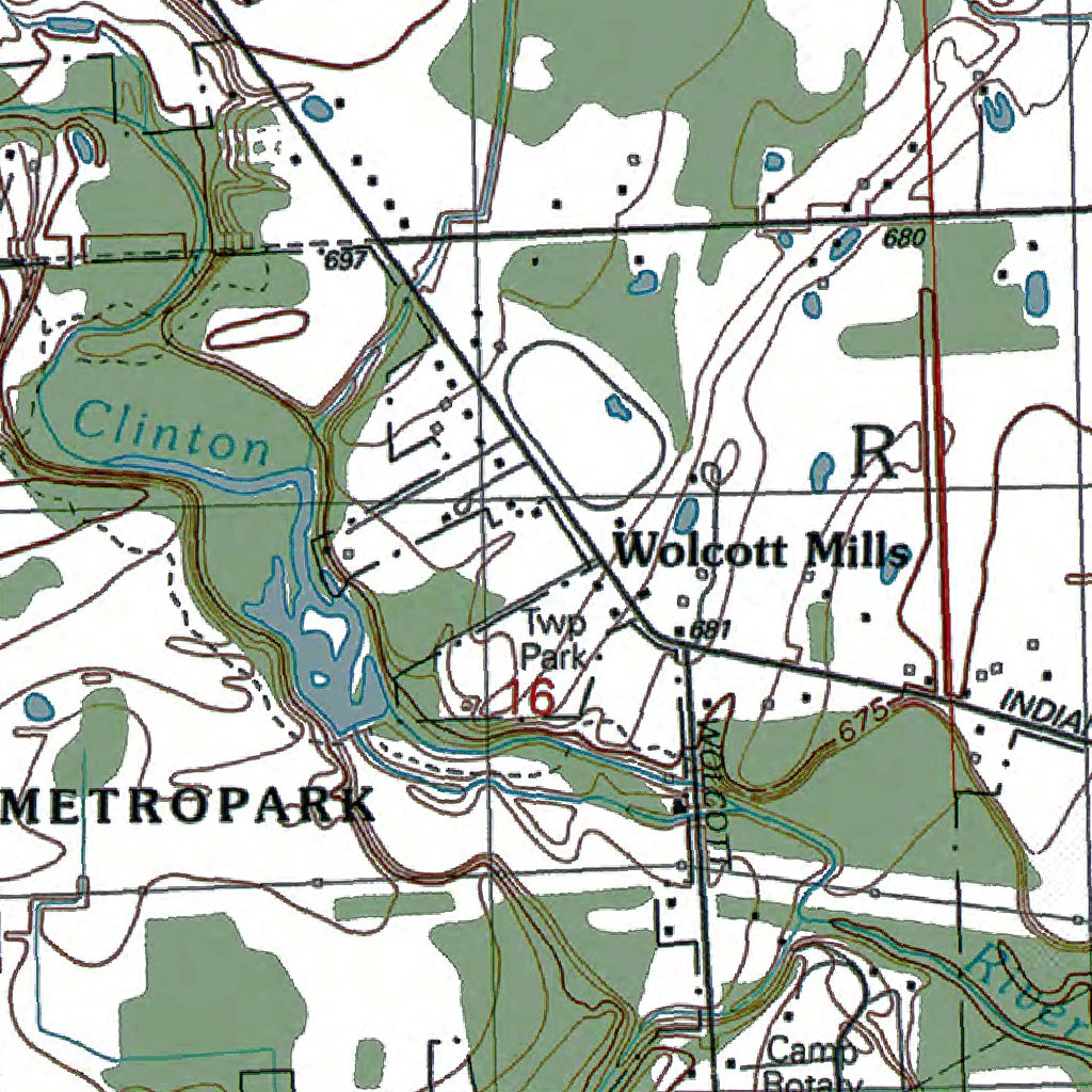 MI-Armada: Authoritative US Topos 1991 Map by Western Michigan ...
