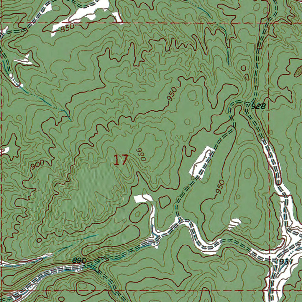 MI-Beaver Lake: Authoritative US Topos 1972 Map by Western Michigan ...