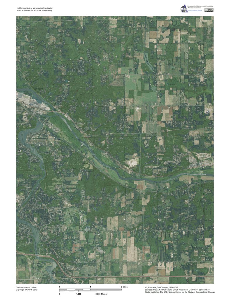 MI-Cascade: GeoChange 1974-2012 Map by Western Michigan University ...