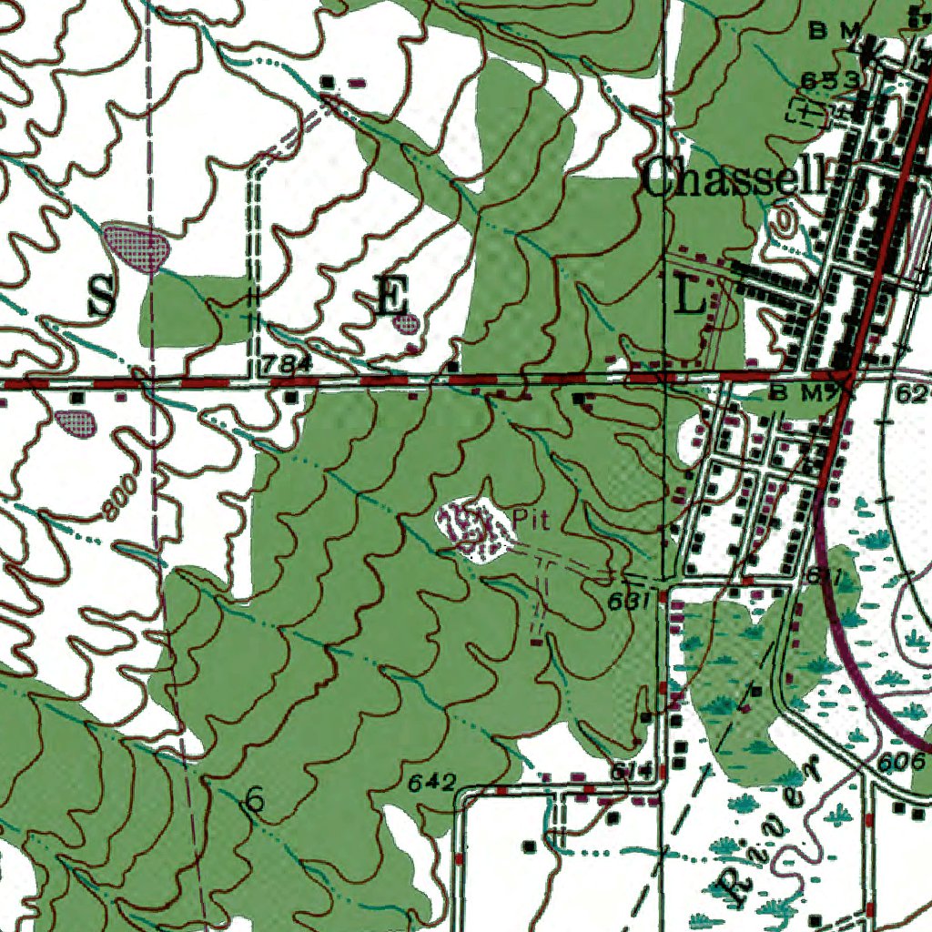 MI-Chassell: Authoritative US Topos 1946 Map by Western Michigan ...