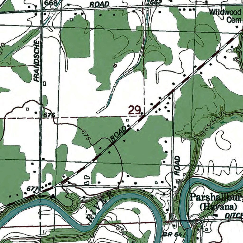 MI-Chesaning West: Authoritative US Topos 1974 Map by Western Michigan ...