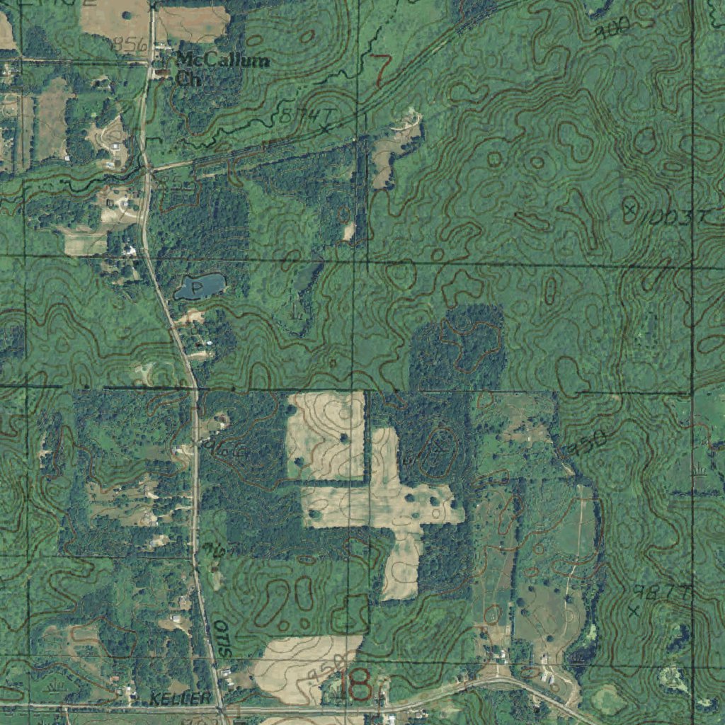 MI-Cloverdale: GeoChange 1980-2012 Map by Western Michigan University ...