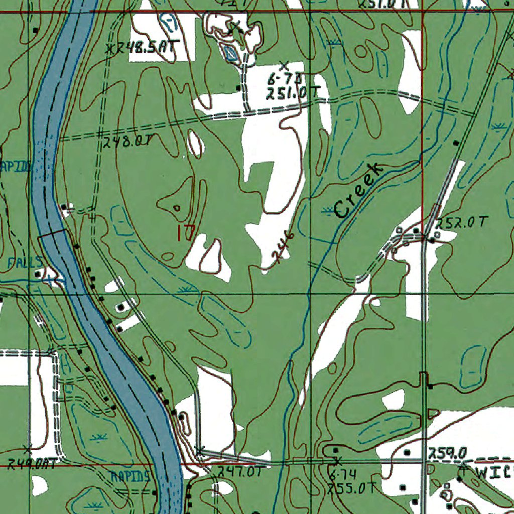 MI-Cornell: Authoritative US Topos 1985 Map by Western Michigan ...