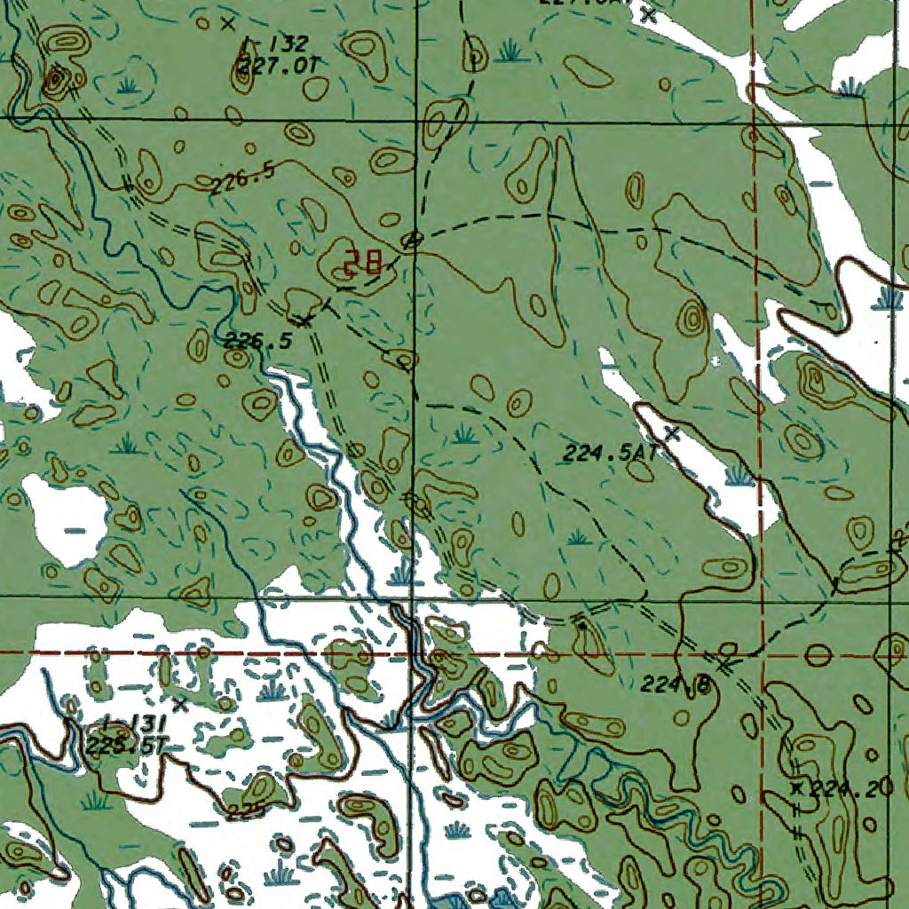 MI-Creighton: Authoritative US Topos 1983 Map by Western Michigan ...