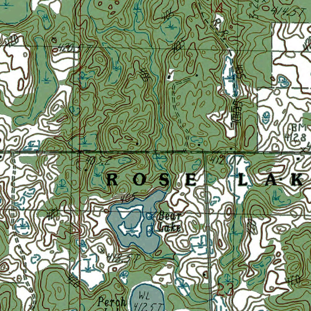 MI-Dighton: Authoritative US Topos 1983 Map by Western Michigan ...