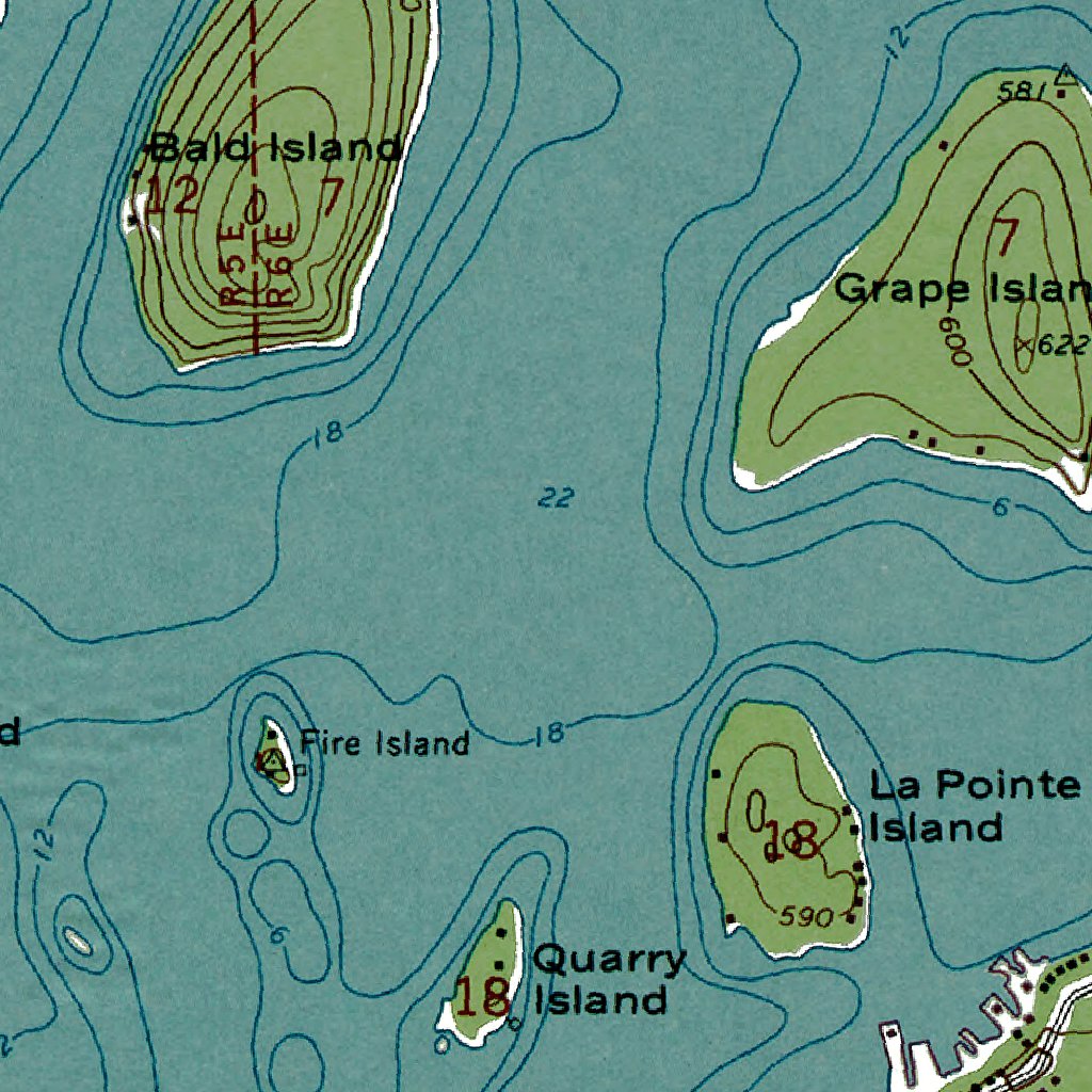MI-Drummond: Authoritative US Topos 1964 Map by Western Michigan ...