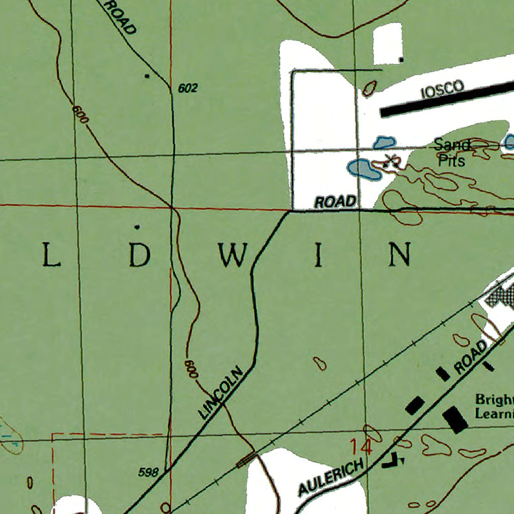 MI-East Tawas: Authoritative US Topos 1989 Map by Western Michigan ...
