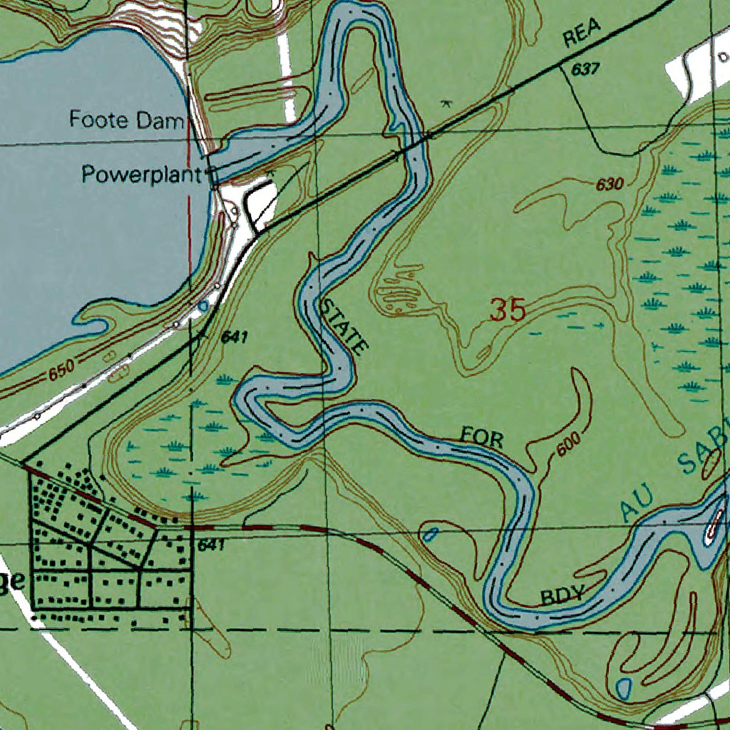 MI-Foote Site Village: Authoritative US Topos 1989 Map by Western ...
