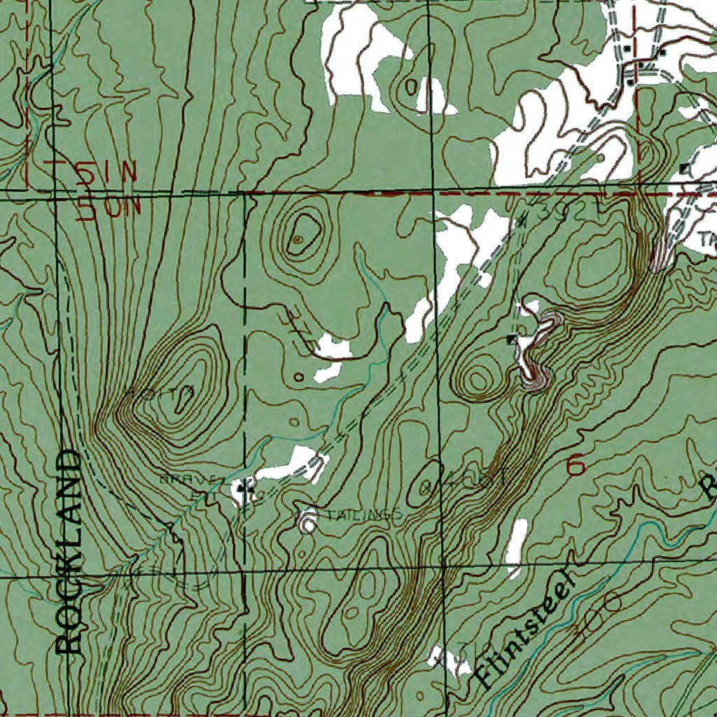 MI-Greenland: Authoritative US Topos 1982 Map by Western Michigan ...