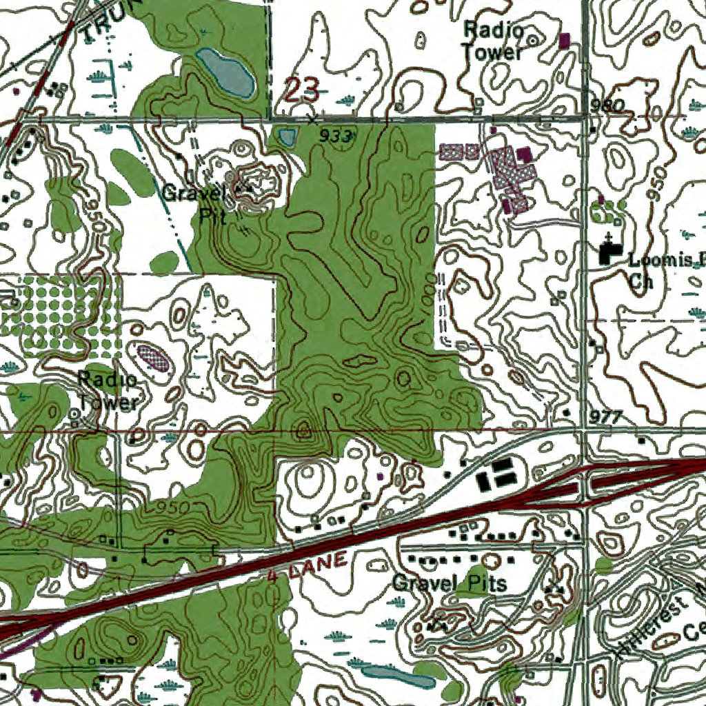 MI-Jackson North: Authoritative US Topos 1970 Map by Western Michigan ...