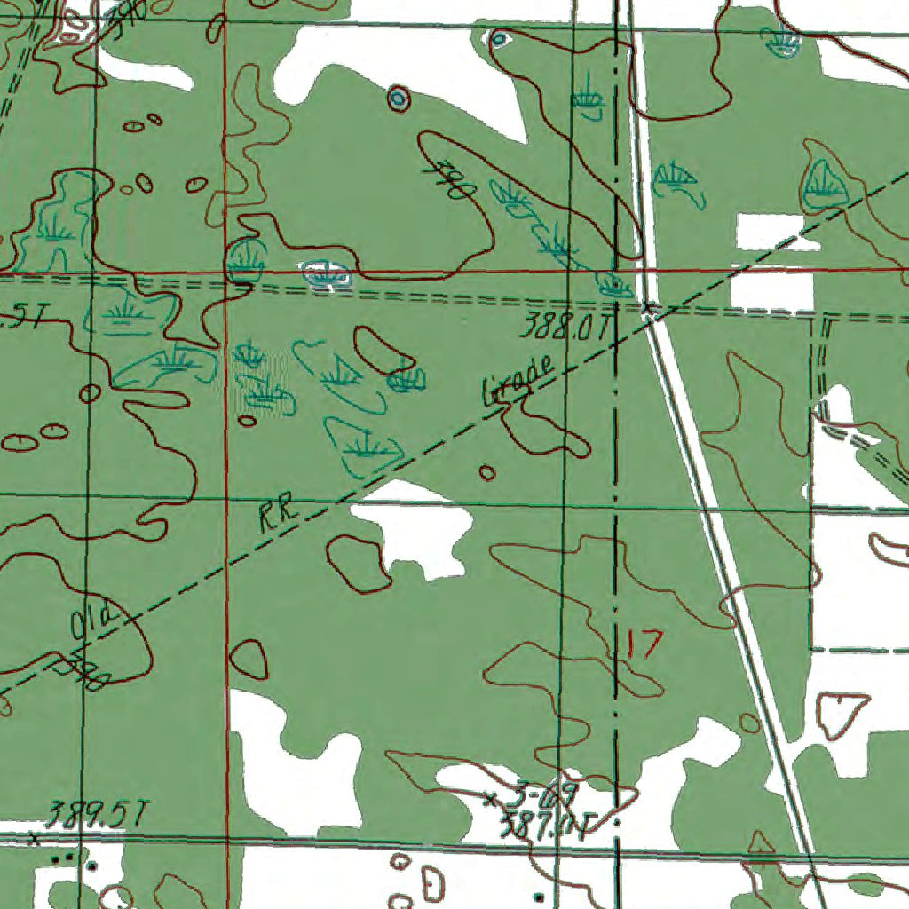 MI-Jennings: Authoritative US Topos 1983 Map by Western Michigan ...