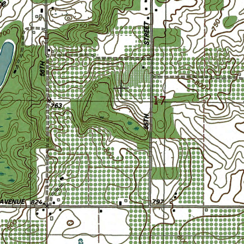 MI-Lawrence: Authoritative US Topos 1981 Map by Western Michigan ...