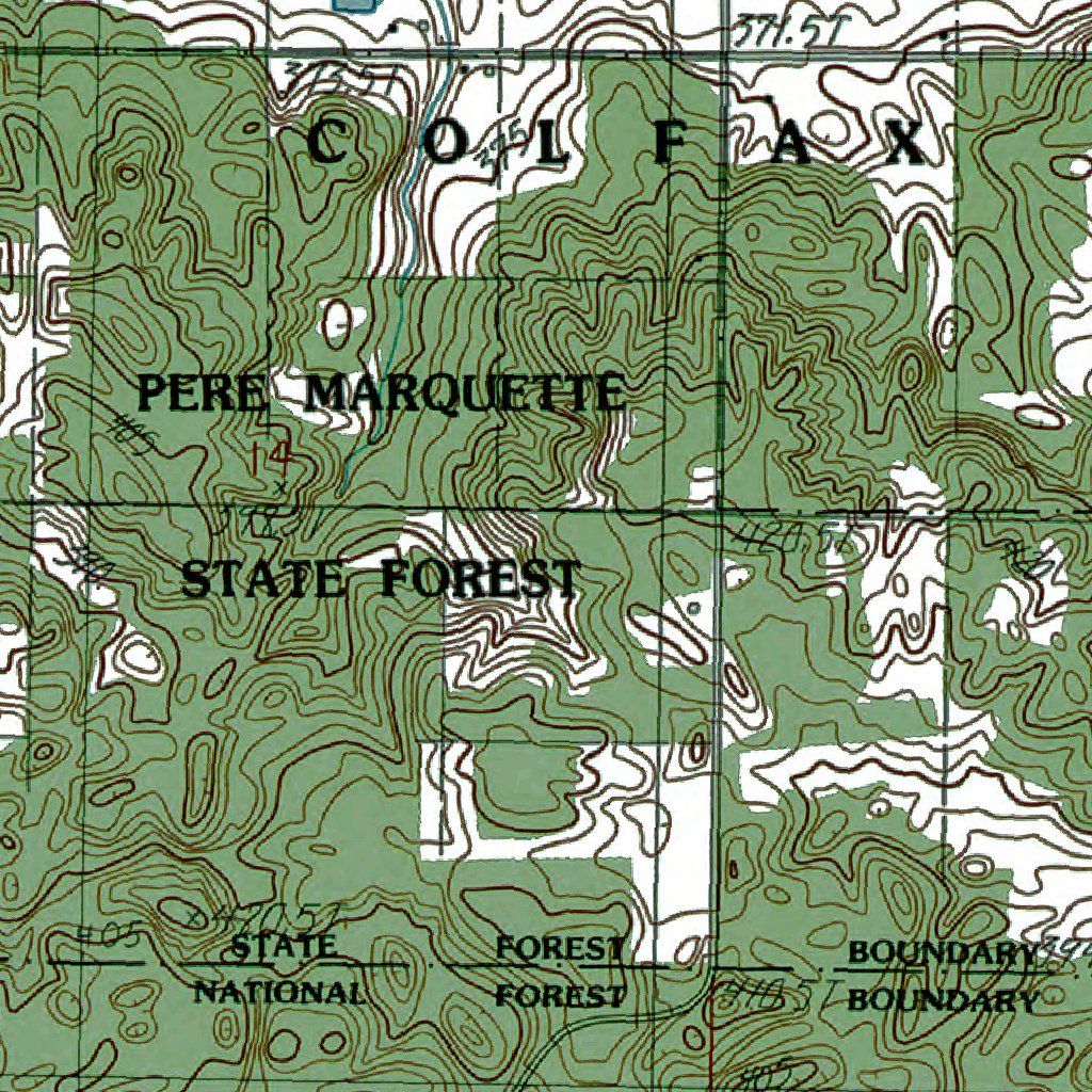 MI-Manton: Authoritative US Topos 1983 Map by Western Michigan ...